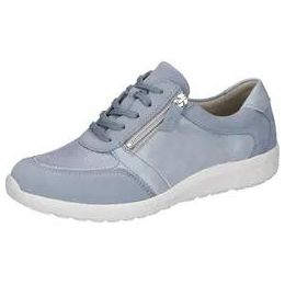 Waldl&auml;ufer Schn&uuml;rschuh WALDL&Auml;UFER "M-IRA-Soft", Damen, Gr. 7,5 (41), blau (hellblau), Nubukleder, Textil, Schuhe Schn&uuml;rschuh, Freizeitschuh, Halbschuh, Komfortschuh in Schuhweite M (extra weit)