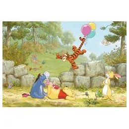 Fototapete Komar "Winnie the Pooh Ballooning - Gr&ouml;&szlig;e 368 x 254 cm", bunt, B:368m L:254m, Papier, Tapeten, Kinderzimmer