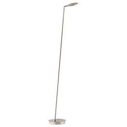 Paul Neuhaus LED Stehlampe "AKKU BENTE", messingfarben, 1, &Oslash; 22cm H: 145cm, 1 Stk., Leuchten, Tastdimmer, CCT 2700-5000K, Memory, Akku betrieben, flexibel, LED Stehlampe