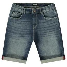 Jeansbermudas Cars Jeans "TARGET Denim Short", Herren, Gr. 3XL, N-Gr, schwarz used, Denim/Jeans, Obermaterial: 99% Baumwolle, 1% Elasthan, Abriebeffekte, Basic kniefrei, Jeans