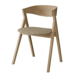 Stuhl HAMMEL FURNITURE "City by Hammel", , eiche natur geseift, eiche natur geseift, beige, B:57cm H:76cm T:50cm, Massivholz, Stoff, St&uuml;hle, Stuhl, Massivholz, gepolsterte Sitzfl&auml;che, versch. Farbvarianten