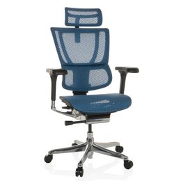 hjh OFFICE Luxus Chefsessel ERGOHUMAN SLIM GEN2 Netzstoff mit Armlehnen (h&ouml;henverstellbar)