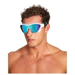 Schwimmbrille arena "THE ONE MASK MIRROR", wei&szlig; (blau, wei&szlig;, b), Sportbrillen, Damen