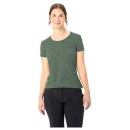 Funktionsshirt Vaude "WOMEN'S ESSENTIAL T-SHIRT", Damen, Gr. 42, agave, Obermaterial: 100% Polyester, slim fit normal, Rundhals, Shirts Funktionsshirt, Slim fit Passform, Kurzarm, f&uuml;r Trekking und Wandern