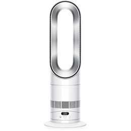 Standventilator Dyson "AM15 Hot&Cool HF1, 2 in 1 Ventilator & Heizl&uuml;fter f&uuml;r jede Jahreszeit", wei&szlig;, silber, B:15,2cm H:58,5cm T:11,5cm, Ventilatoren, Air Multiplier, Sleep-Timer, 10 Einstellungen, App-Anbindung