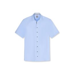 Businesshemd OLYMP "OLYMP Luxor, comfort fit, New Kent", Herren, Gr. 39, Normaler Arm, bleu, 100% Baumwolle, Hemden