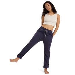 Cargohose Roxy "On The Seashore", Damen, Gr. XS, blau, Obermaterial:55% Leinen, 45% Viskose;, Hosen Cargohose