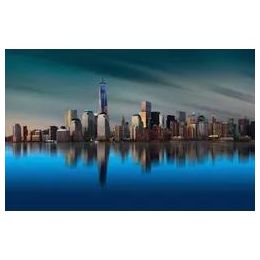 Fototapete papermoon "Photo-Art YI LIANG, NEW YORK WORLD TRADE CENTER 1", bunt, B:3,5m L:2,6m, Vlies, Tapeten