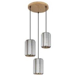 NOWA Pendelleuchte "RUN", braun, 3, &Oslash; 13,5cm H: 120cm, 1 Stk., Leuchten, H&auml;ngeleuchte, H&auml;ngeleuchte, Wohnbereich, Essbereich, Pendelleuchte
