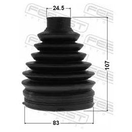 FEBEST Faltenbalg, Antriebswelle 0517P-BK Radseitig f&uuml;r SUZUKI TOYOTA MAZDA GEELY 43470-80015 GG28-22-630 04428-12340