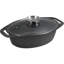 Br&auml;ter CS KOCH-SYSTEME "Marburg", schwarz, B:24cm L:32cm, T&ouml;pfe, Induktion