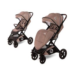 Lorelli Kinderwagen Storm Buggy, Fu&szlig;abdeckung, PU-R&auml;der, Sonnendach, verstellbar beige
