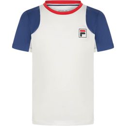 Fila Tennisshirt M&auml;dchen - Gr&ouml;&szlig;e 128 - wei&szlig;