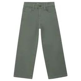 Stoffhose s.Oliver JUNIOR, M&auml;dchen, Gr. 122, N-Gr, khaki, Web, Obermaterial: 98% Baumwolle, 2% Elasthan, unifarben, lang, Hosen Stoffhose, mit geradem Bein