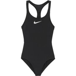 Nike RACERBACK Badeanzug M&auml;dchen - Gr&ouml;&szlig;e 146/152 - schwarz