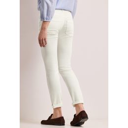 Slim-fit-Jeans Street One, Damen, Gr. 32, L&auml;nge 28, optic wei&szlig; washed, Jeans, 55% Baumwolle, 21% Polyester, 14% Lyocell, 9% Viskose, 1% Elasthan, unifarben, normal, Jeans Slim-fit-Jeans, im Denim Look