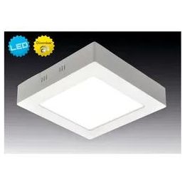 N&auml;ve N&Auml;VE LED Panel "Dimplex", wei&szlig;, 1, H: 3,5cm, 1 Stk., Leuchten, Aufbaupanel wei&szlig;, dimmbar, Phasenabschnitt, Ma&szlig;e: s: 30x30cm, h:3,5cm