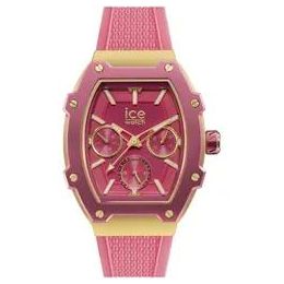 Ice Watch Multifunktionsuhr ICE-WATCH "ICE boliday summer - Alu - Small - MT", rosa (pink), Armbanduhren, Damen, Quarzuhr, Armbanduhr, Damenuhr, Datum, 12/24-Stunden-Anzeige