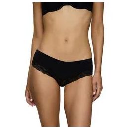 Slip Triumph "Lovely Micro Hipster", Damen, Gr. L, schwarz, Microfaser, Obermaterial: 80% Polyamid, 20% Elasthan, Unterhosen Slip, mit Spitzenbesatz