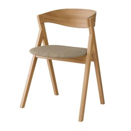 Stuhl HAMMEL FURNITURE "City by Hammel", , eiche natur ge&ouml;lt, eiche natur ge&ouml;lt, beige, B:57cm H:76cm T:50cm, Massivholz, Stoff, St&uuml;hle, Stuhl, Massivholz, gepolsterte Sitzfl&auml;che, versch. Farbvarianten
