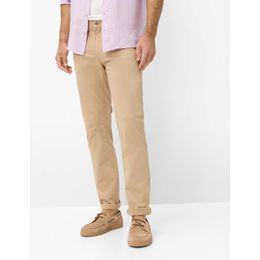 Brax Herren Five-Pocket-Hose Style CHUCK CANVAS, hellbraun, Gr. 38/32
