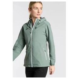 Regenjacke CMP, Damen, Gr. 38, gr&uuml;n (salvia), Obermaterial: 100% Polyester. Futter: 100% Polyester, eingesetzt abgestepptes B&uuml;ndchen mit innenliegendem Gummizug,mit verstellbarem Klettverschluss, Jacken Regenjacke, Atmungsaktiv & Winddicht & Wasserdicht, &Uuml;bergangsjacke