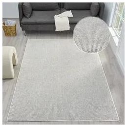 Teppich OTTO HOME "Lilri, Woll-Look, Scandi" Gr. 4, grau, B:160cm H:10mm L:230cm, Kunstfaser, Teppiche, Teppich, Wolloptik, Wohnzimmer, Schlafzimmer, Esszimmer