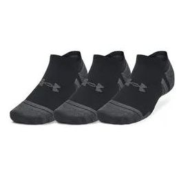 F&uuml;&szlig;linge Under Armour "Unisex UA Performance Tech-F&uuml;&szlig;linge im 3er-Pack", Herren, Gr. XL (47,5/50,5), schwarz (schwarz 001), Obermaterial: 98% Polyester, 2% Elasthan, Socken, f&uuml;r sportive Aktivit&auml;ten, funktionales Design, bequemer Sitz