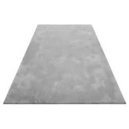 Hochflor-Teppich Wecon Home BASICS "Emilia" Gr. 2, silber (silberfarben), B:80cm H:25mm L:150cm, Kunstfaser, Teppiche, Wohnzimmer