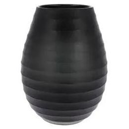 Tischvase Goebel "Slate Black", schwarz, H:23cm &Oslash;:17cm, Glas, Vasen, Vase aus Glas, handgefertigt und mundgeblasen, H&ouml;he ca. 23 cm