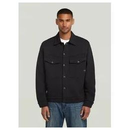 G-Star Raw Outdoorjacke G-STAR "Dakota Sweatjacke", Herren, Gr. XL, dk schwarz, Obermaterial: 100% Baumwolle, Jacken Outdoorjacke
