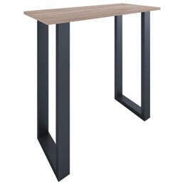 Bartisch XONA Eiche/Schwarz ca.110x102x50cm