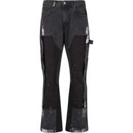 Bequeme Jeans 2Y STUDIOS "2Y Studios Nardin Carpenter Straight Jeans", Herren, Gr. 31, Normalgr&ouml;&szlig;en, washed grau, 100% Baumwolle, unifarben, normal, Jeans