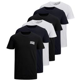 Jack & Jones JJECORP LOGO TEE O-NECK 6PK Herren T-Shirt