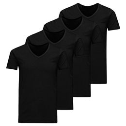 Jack & Jones JACBASIC V-NECK TEE 2PK Herren T-Shirt