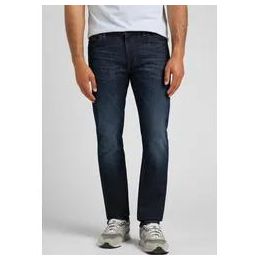 Regular-fit-Jeans Lee "DAREN ZIP FLY", Herren, Gr. 34, L&auml;nge 32, blau (strong hand), Denim/Jeans, Obermaterial: 71% Baumwolle, 29% Elastomultiester, regular fit lang, Jeans