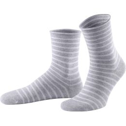 w&auml;schepur Damen Damen-Socken grau-meliert, Gr&ouml;&szlig;e 35-38