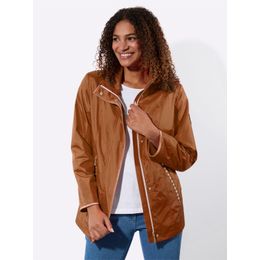 WITT Damen Jacke, cognac-wei&szlig;, Gr&ouml;&szlig;e 40