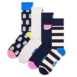 Happy Socks Unisex Socken Blau