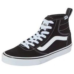 Sneaker Vans "ASHWOOD HI DECON", Damen, Gr. 38, schwarz, wei&szlig;, Leder, Synthetik, Textil, Schuhe Sneaker