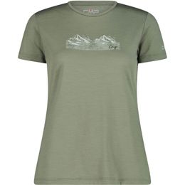 CMP Funktionsshirt Damen - Gr&ouml;&szlig;e 46 - gr&uuml;n