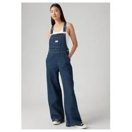 Levi's Overall LEVI'S "XL OVERALL", Damen, Gr. L (40), N-Gr, square circle, Web, Obermaterial: 100% Baumwolle, unifarben, regular fit kn&ouml;chellang, Overalls Overall, mit Taschen