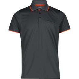 CMP Poloshirt Herren - Gr&ouml;&szlig;e 50 - grau