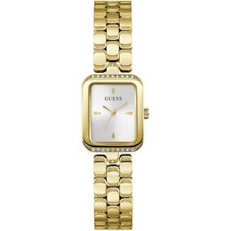 Quarzuhr Guess "ISLA", gold (goldfarben), Armbanduhren, Damen, Quarzuhr, Armbanduhr, Damenuhr, Edelstahlarmband
