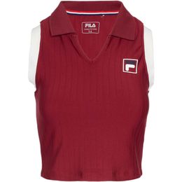 Fila Tennisshirt Damen - Gr&ouml;&szlig;e L - rot