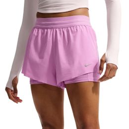 Nike Swift Dri-FIT Mid-Rise 2-in-1 Shorts Damen
