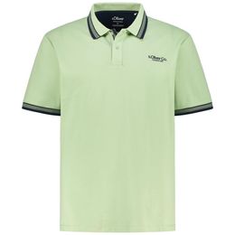 Gro&szlig;e Gr&ouml;&szlig;en s.Oliver Poloshirt mit Elasthan Farbe gr&uuml;n Gr&ouml;&szlig;e: 5XL