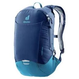 Kinderrucksack Deuter "JUNIOR BIKE 8 L", nightblau, wave, Rucks&auml;cke, Kinder, B/H/T: 22cm x 38cm x 14cm, Obermaterial: 100% Polyester, f&uuml;r Radsport und aktive Freizeit, sportlicher Stil, aus Polyester, B:22cm H:38cm T:14cm