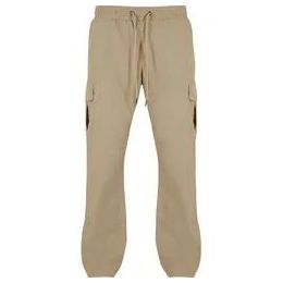 Cargohose Urban Classics "Urban Classics Herren Straight Leg Nylon Cargo Pants", Damen, Gr. S, US-Gr&ouml;&szlig;en, concrete, 100% Polyester, unifarben, normal, Hosen Cargohose