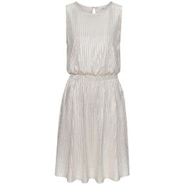 Lascana Kleid Damen Gr&ouml;&szlig;e 34 beige / gold Sommerkleid
